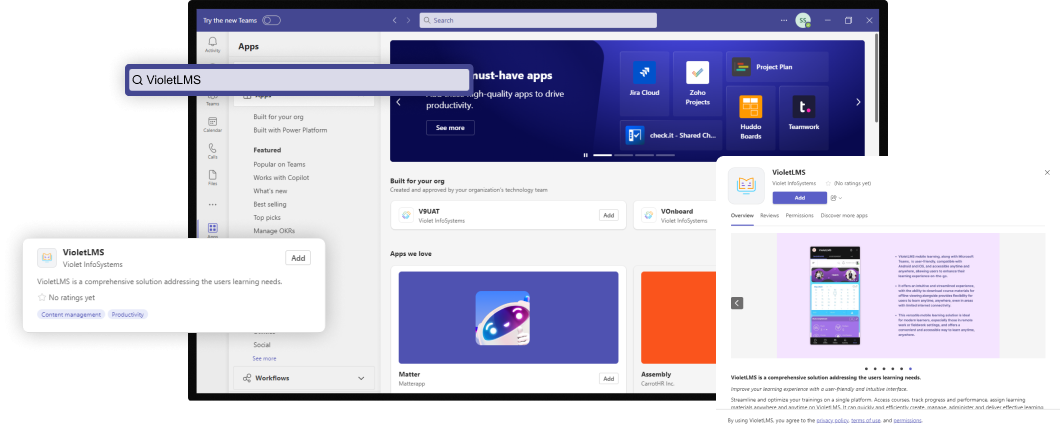 Ms Team - VioletLMS: SaaS LMS